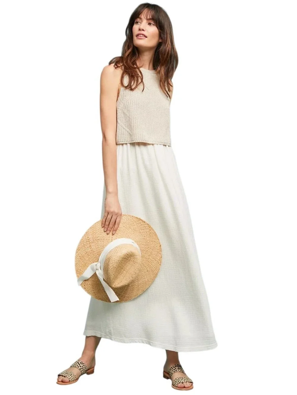 Moth | Dresses | Anthropologie Mothsleeveless Sweater Twofer Maxi Dress ...